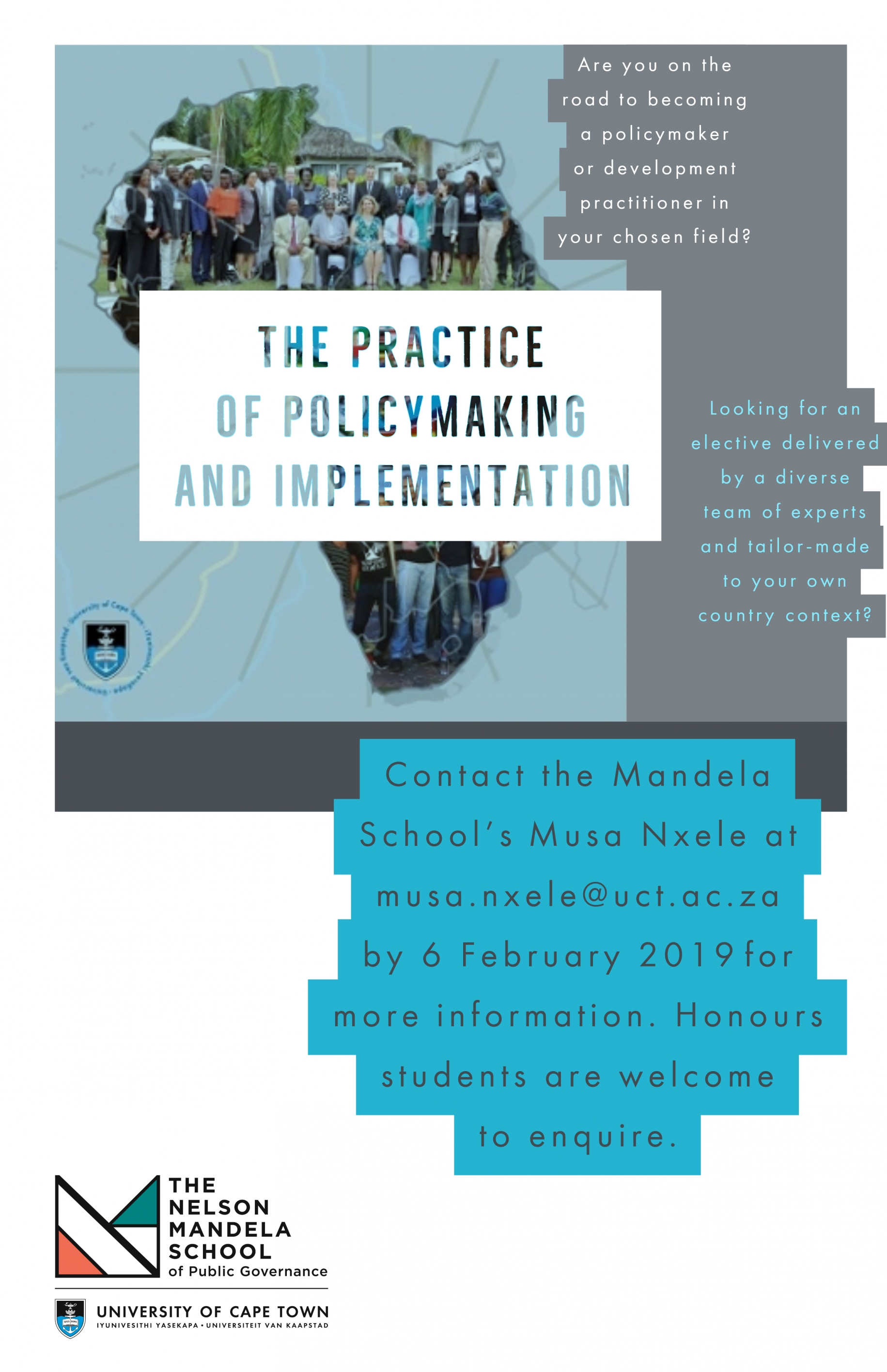 New elective: Practice of Policymaking and Implementation | The Nelson ...