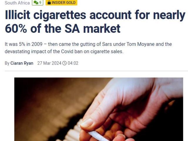 Media attention: "Failure to end the illicit cigarette trade has cost ...